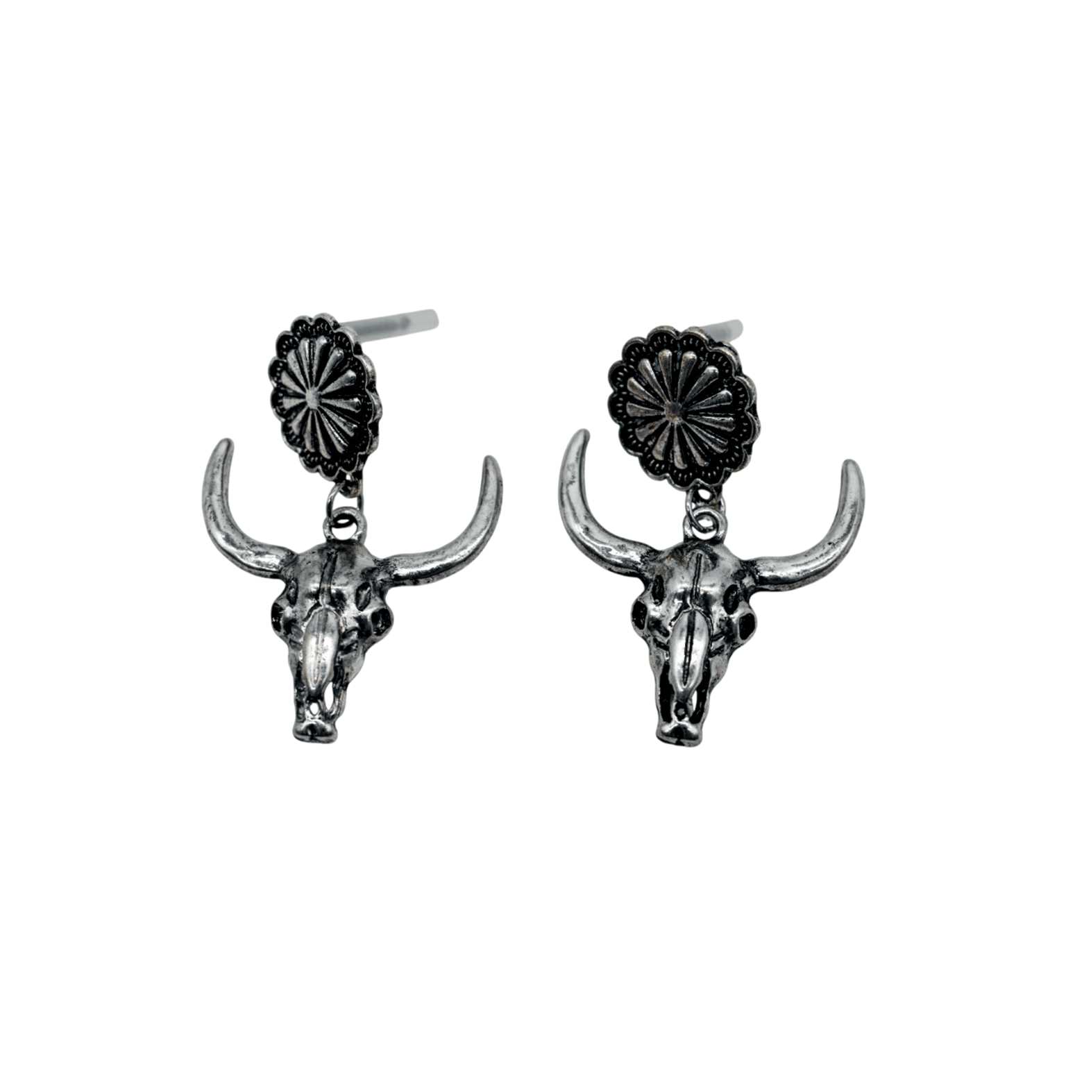 Arete de Cabeza de Toro Retro – Talabartería del bajío